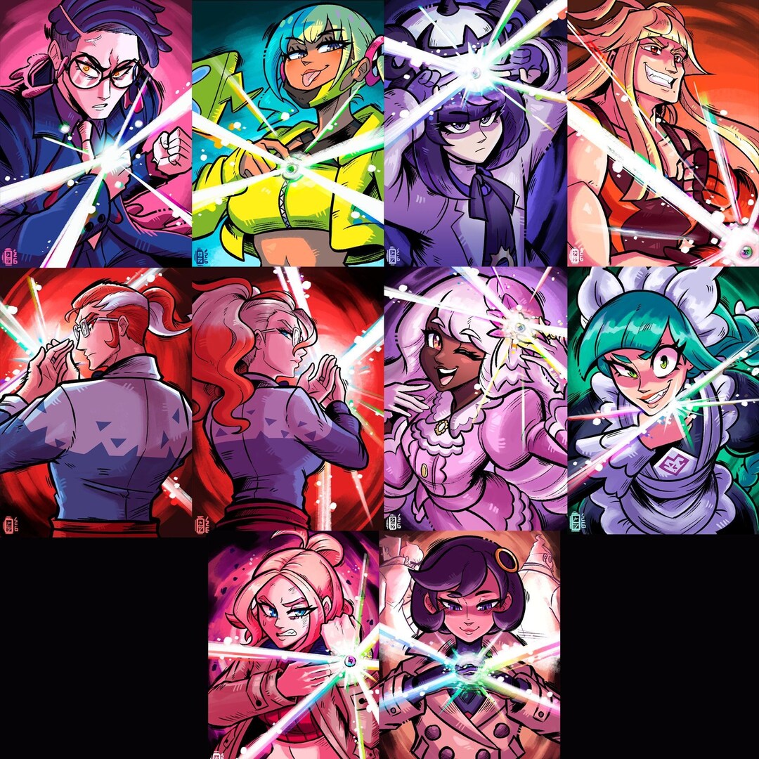 POKEMON LEGENDS: Z-A 5x7'' Trainer Prints Set - Etsy