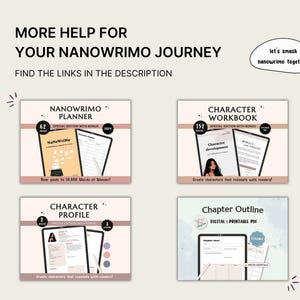 Character Name Planner Template, Nanowrimo Character Development ...