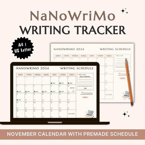 Nanowrimo - Etsy