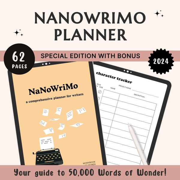 Nanowrimo - Etsy