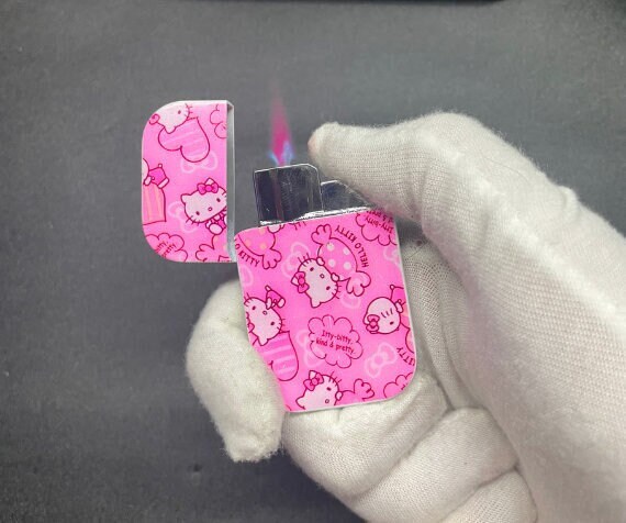 Hello Kitty Kawaii Lighter, Cute Pink Flame, Perfect Gift for Christmas ...