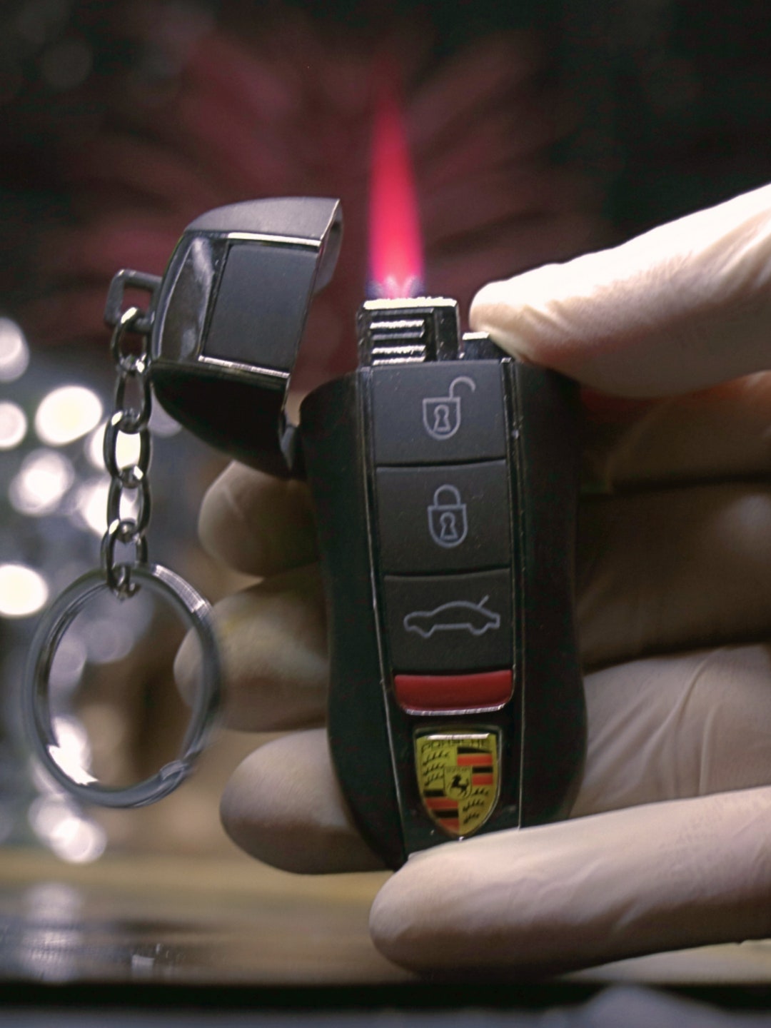 Elegent Porsche Lighter, Car Lighter Collection, Pink Flame - Etsy