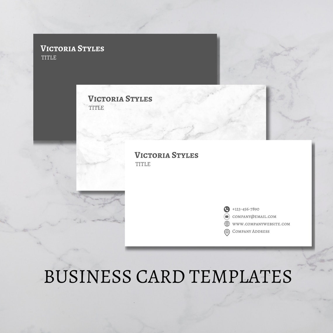 Business Card Template, Modern Business Cards, Editable Business Cards ...