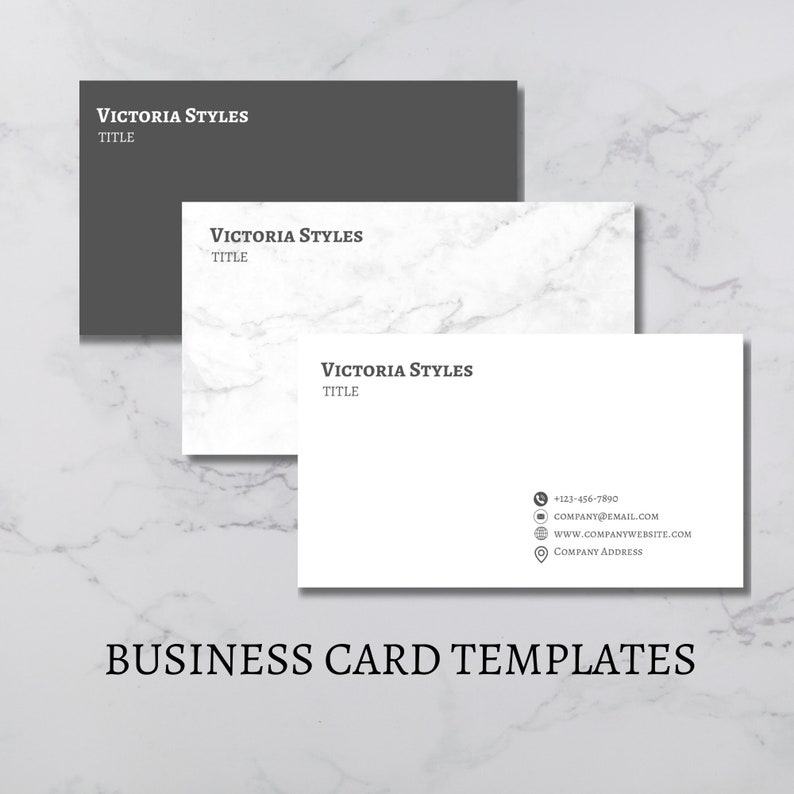 Business Card Template, Modern Business Cards, Editable Business Cards ...