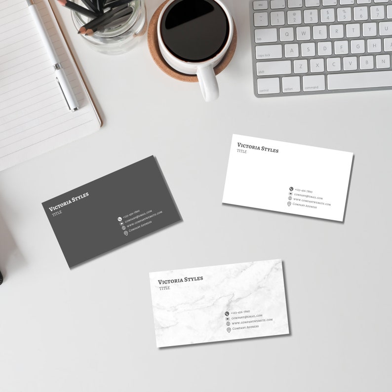 Business Card Template, Modern Business Cards, Editable Business Cards ...