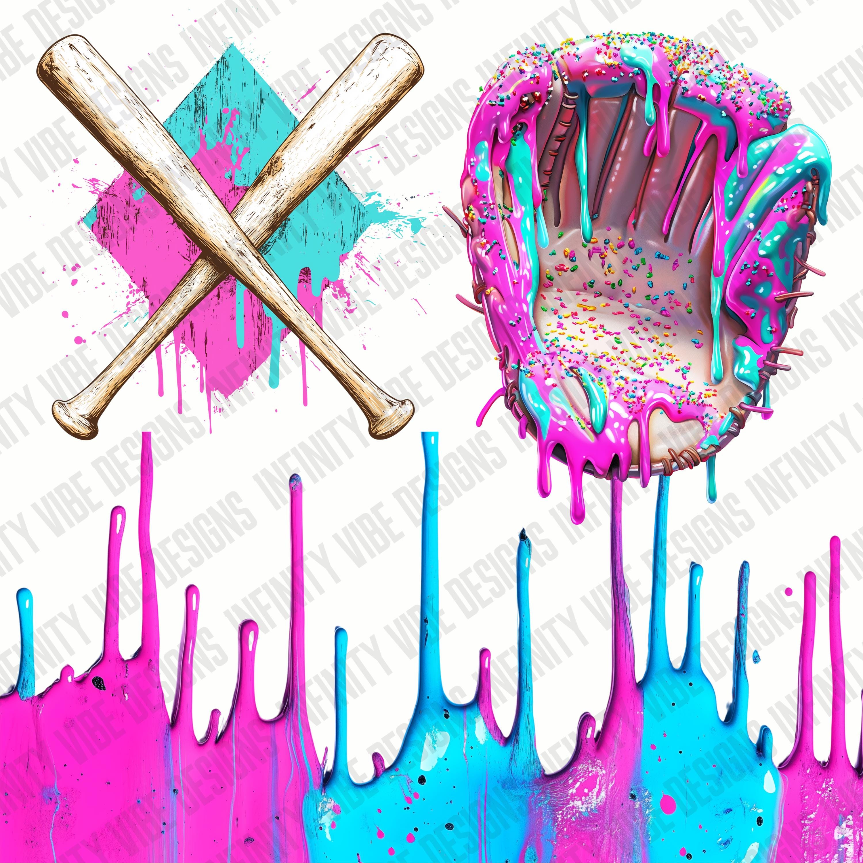 Baseball Drip PNG, Game Day Baseball SVG, Drip Sports Sublimation ...