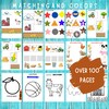 Dog-themed Coloring Pages-preschool-homeschool-motor Skills - Etsy Canada