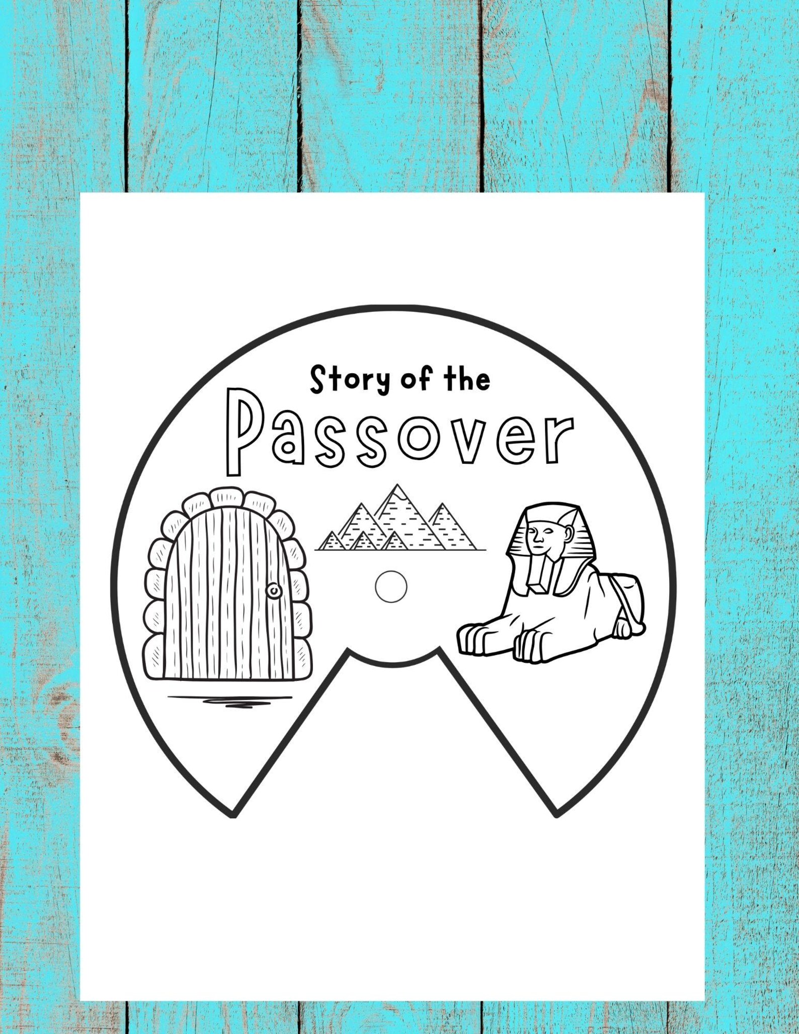 Passover Story Wheel – Printable for Kids - Etsy