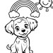 Dog-themed Coloring Pages-preschool-homeschool-motor Skills - Etsy