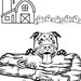 Dog-themed Coloring Pages-preschool-homeschool-motor Skills - Etsy