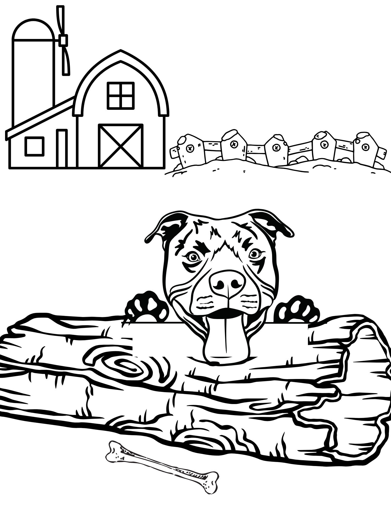 Dog-themed Coloring Pages-preschool-homeschool-motor Skills - Etsy