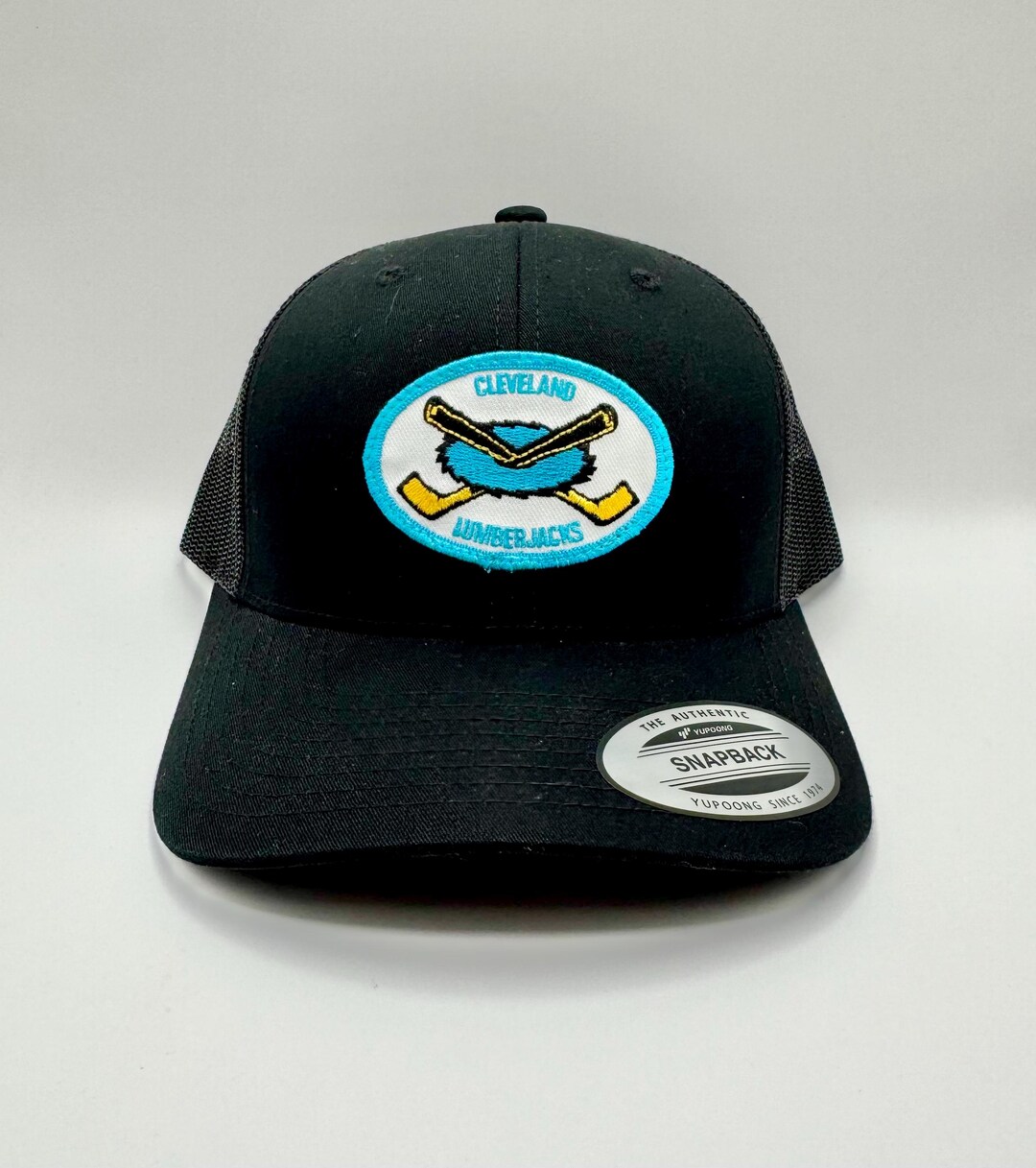 Cleveland Lumberjacks Hockey Patch Hat (black) - Etsy