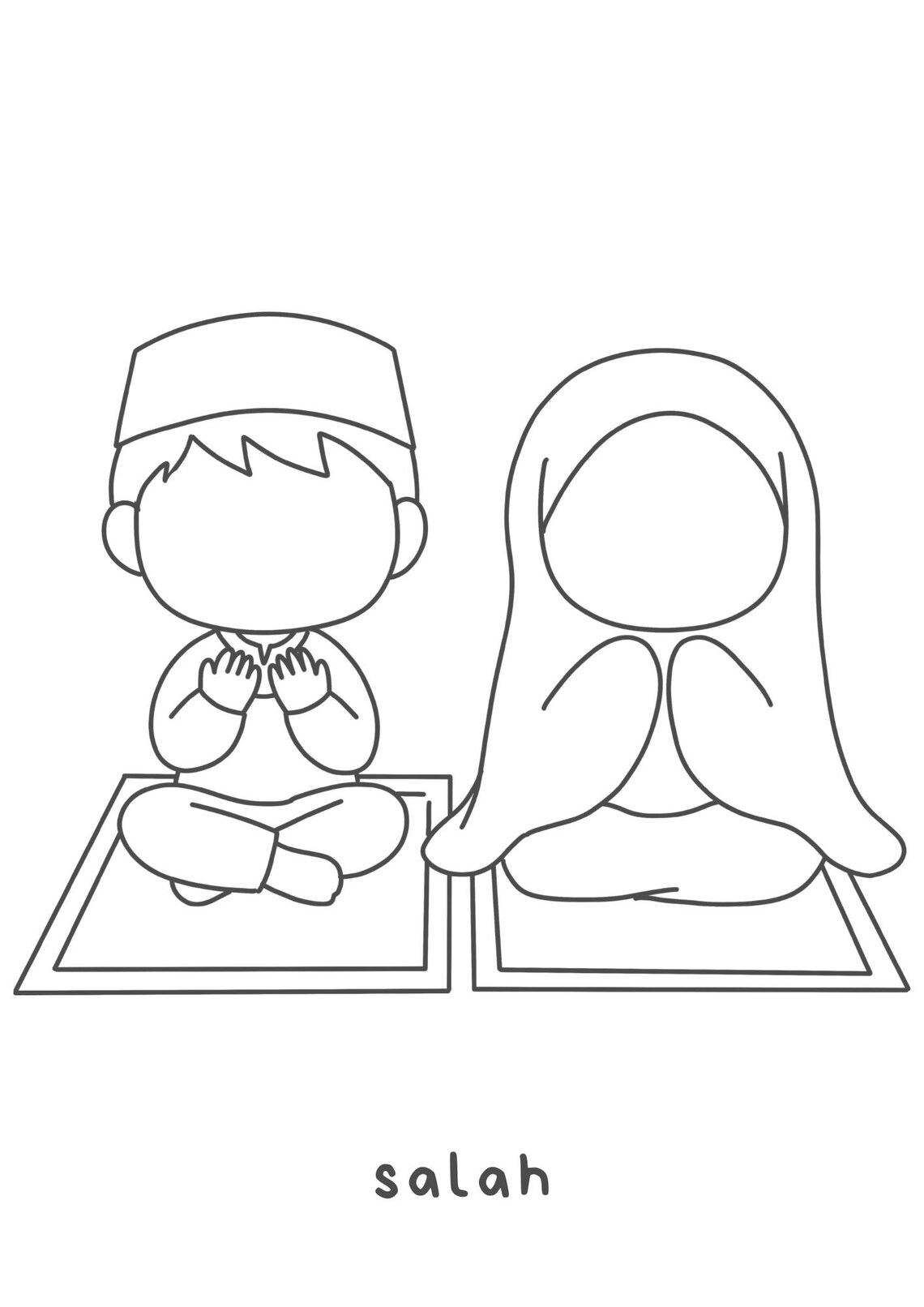 Ramadan Colouring Sheets for Toddlers by Littlebigreminders - Etsy
