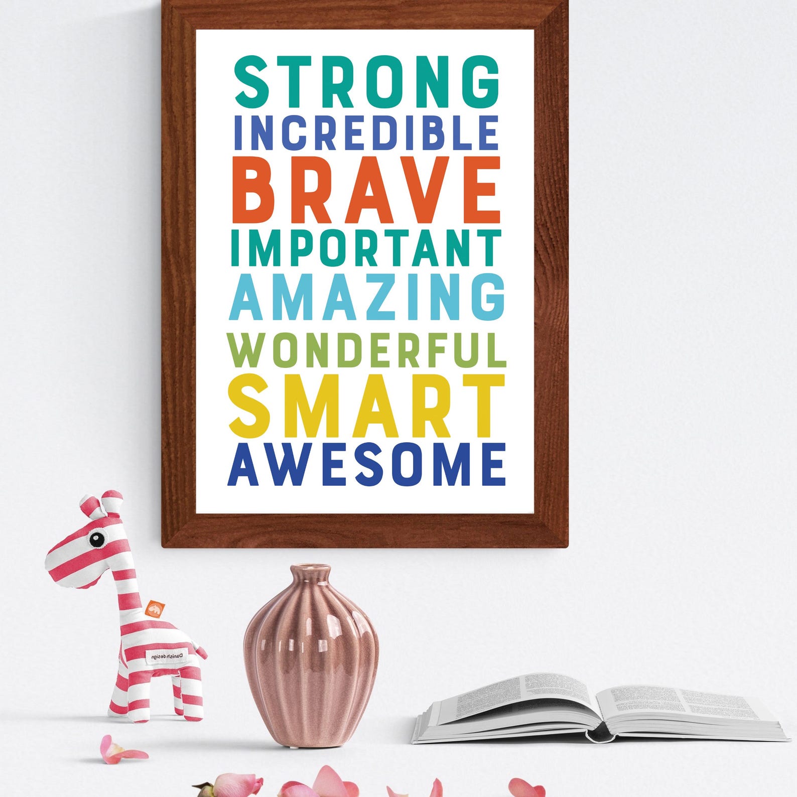 Daily Affirmations Printable Poster, Mental Health Poster, Positive ...