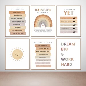 Positive Affirmation Posters: Boho Classroom Decor (digital Download ...