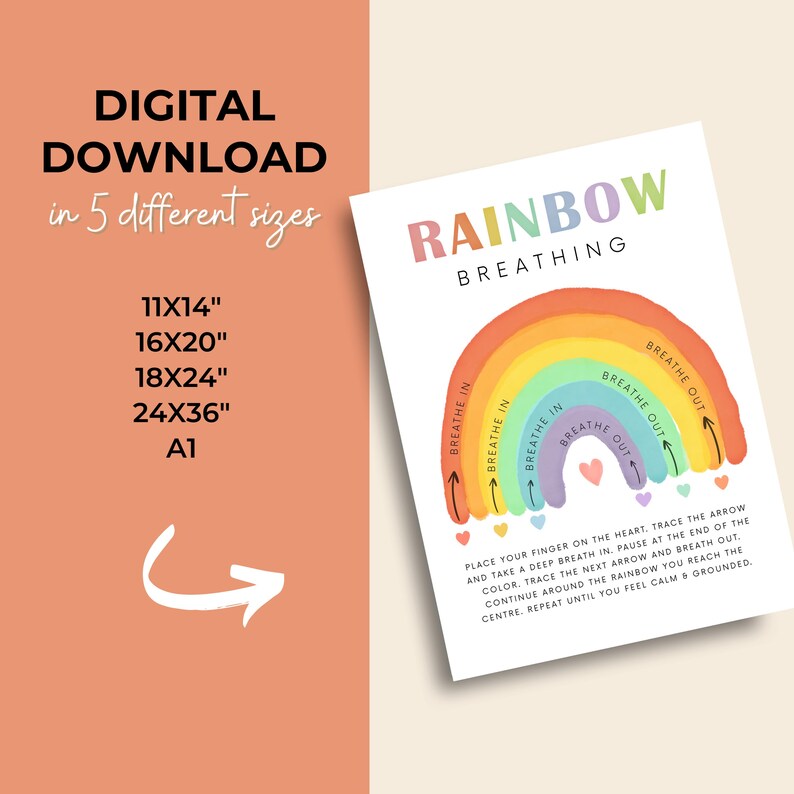 Calm Corner Poster Set of 3, Therapy Printable Wall Art for Kids ...