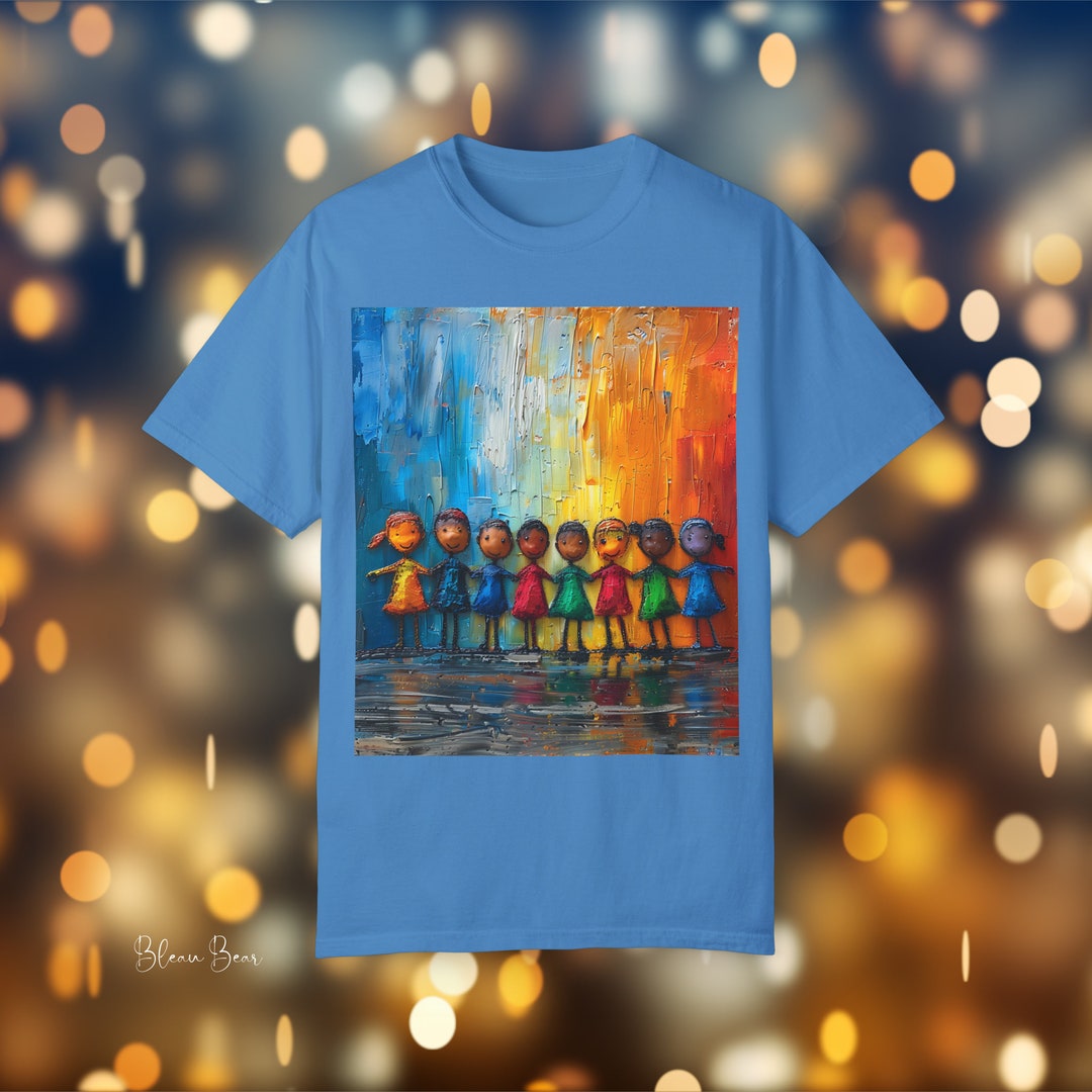 Original Artwork T-shirt Gift Pre-shrunk Soft-washed Ring-spun Cotton ...