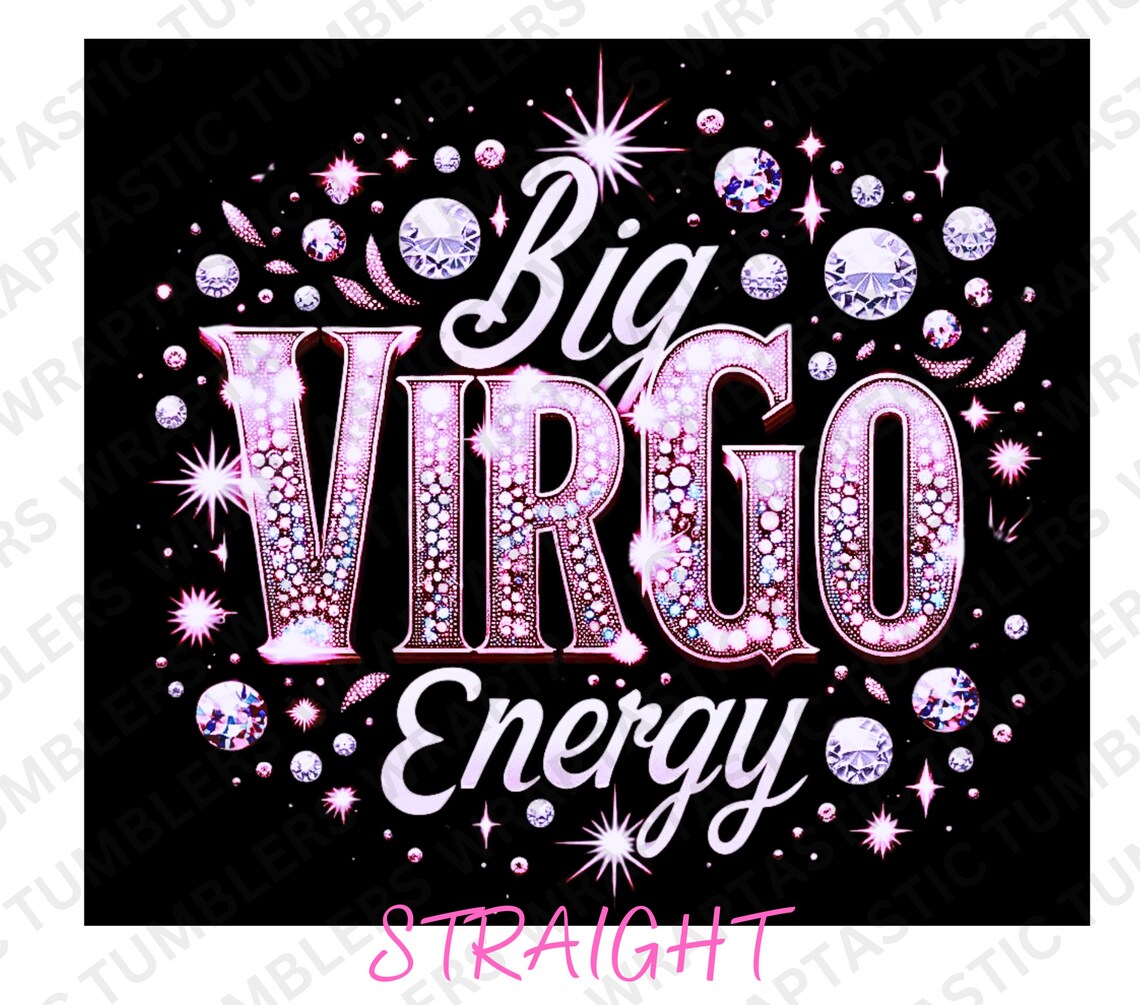 Virgo Png Zodiac Tumbler Wrap Zodiac Sign 20oz Skinny Tumbler Virgo ...