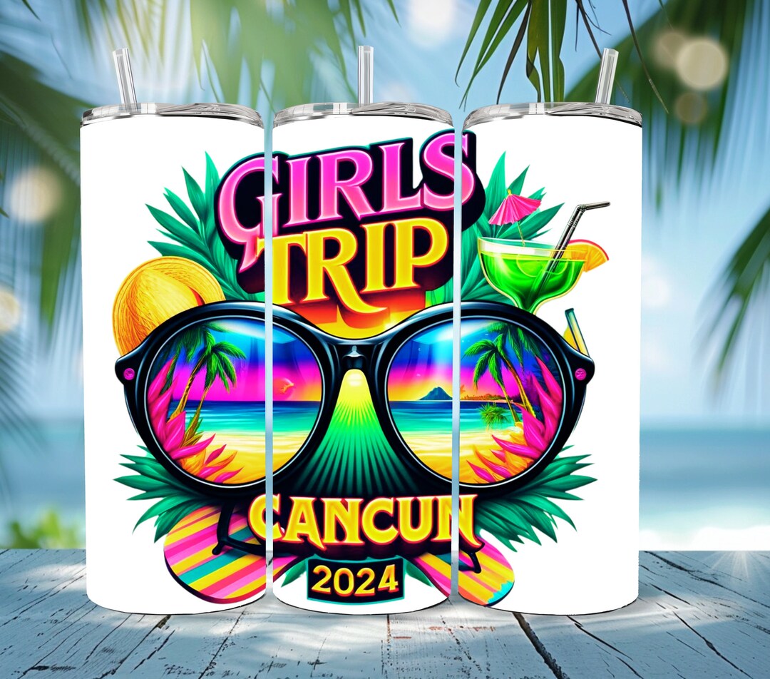 Girls Trip Tumbler Wrap Sublimation Design 2024, Girls Trip Png, Girls ...