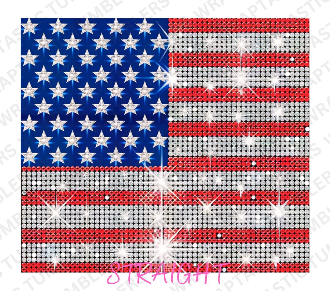 American Flag Clipart Png Tumbler Wrap USA Png 4th of July Png Svg July ...