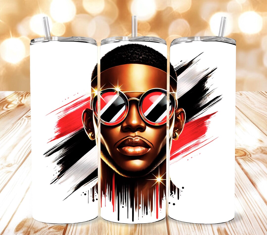 Trinidad Tobago Art Png Caribbean Trinidad Carnival Tumbler Wrap Trini ...