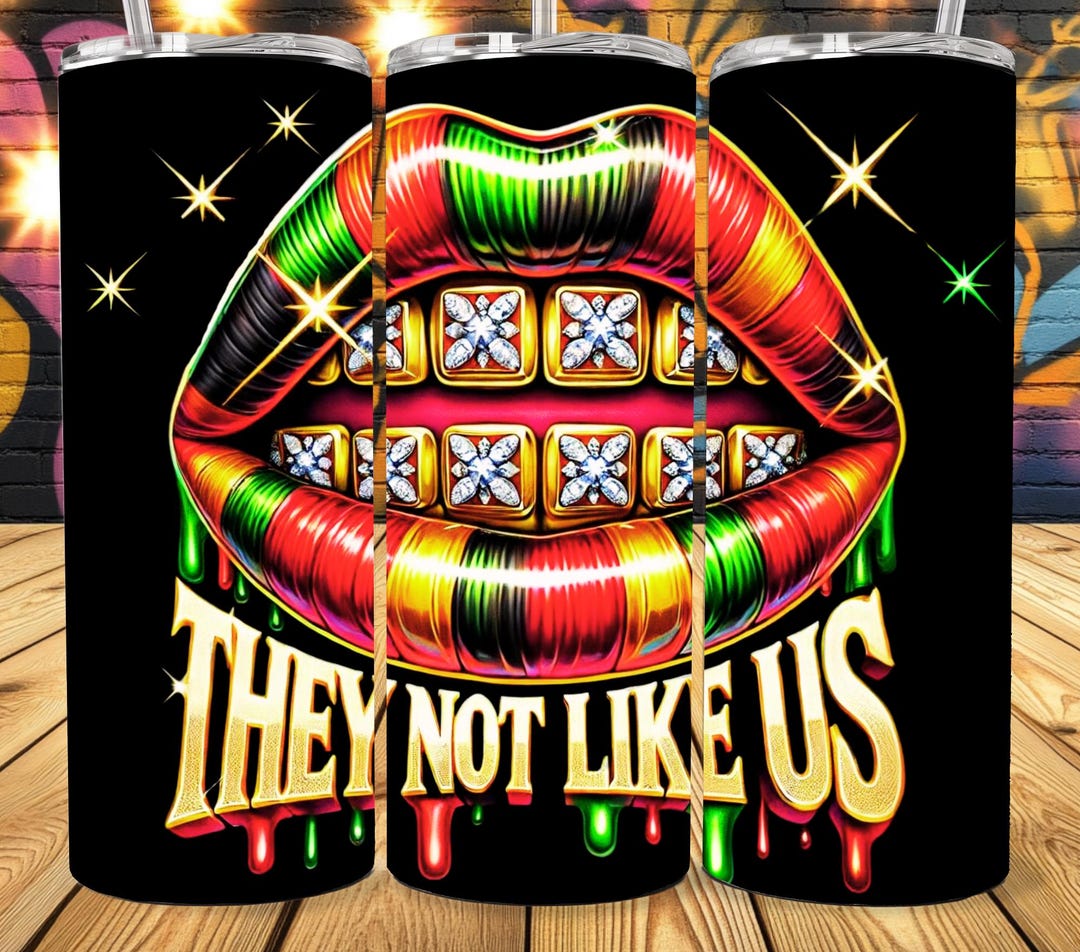 Juneteenth Tumbler Wrap: Rasta Lips, Diamond Grill (PNG) - Etsy