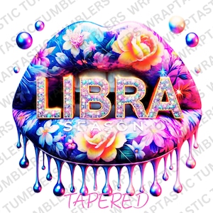 Libra Season Png Tumbler Wrap, Libra Png Zodiac Sign Tumbler Wrap 20oz ...