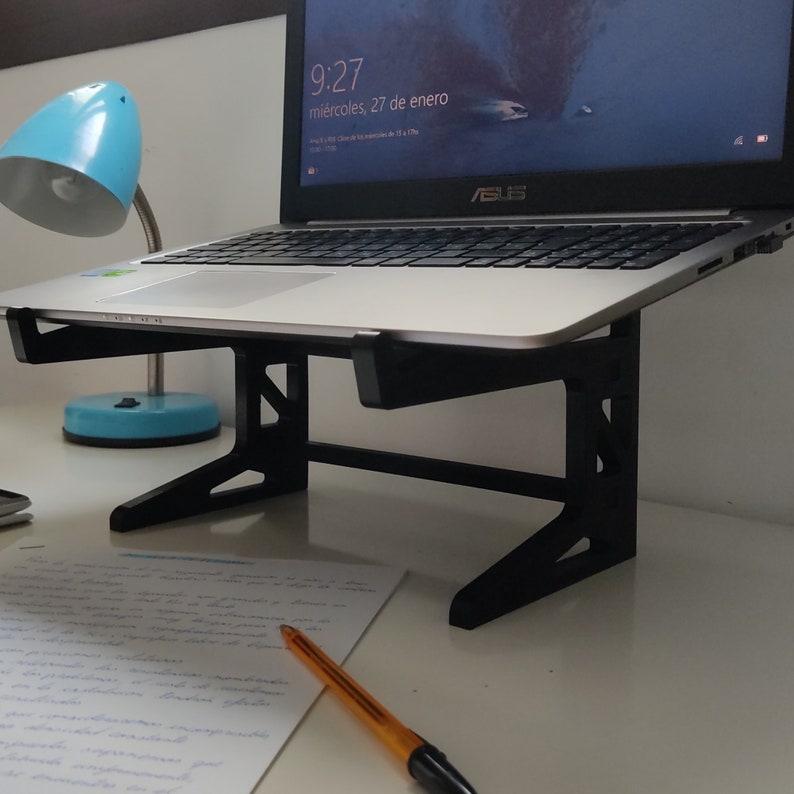 Modern 3D Print Laptop Stand Adjustable & Stylish, Computer Elevator ...