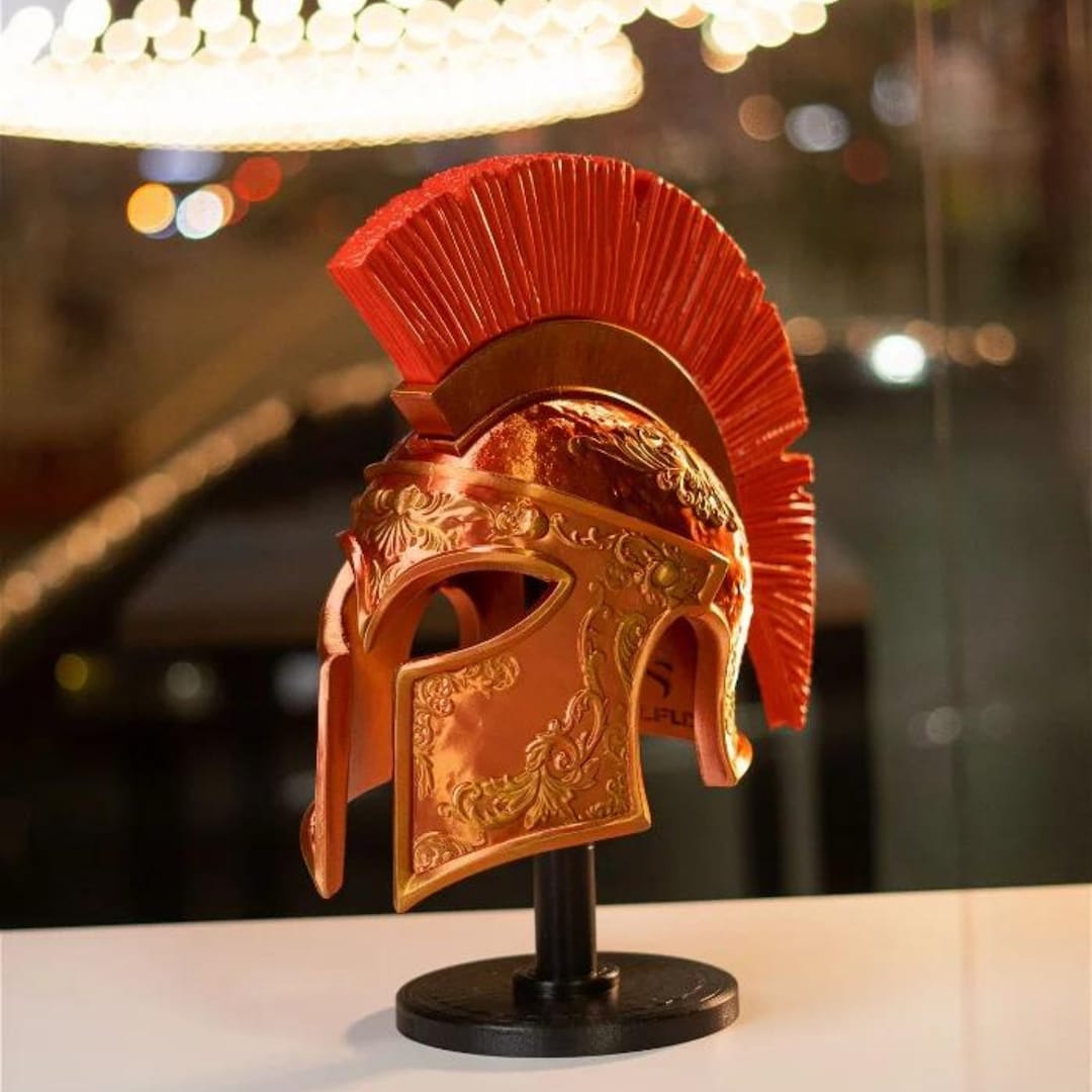 Intricately Detailed Spartan Helmet 3D Print, Perfect for Cosplay ...