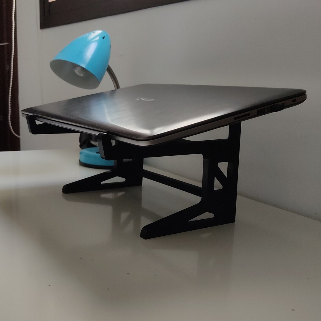 Modern 3D Print Laptop Stand Adjustable & Stylish, Computer Elevator ...