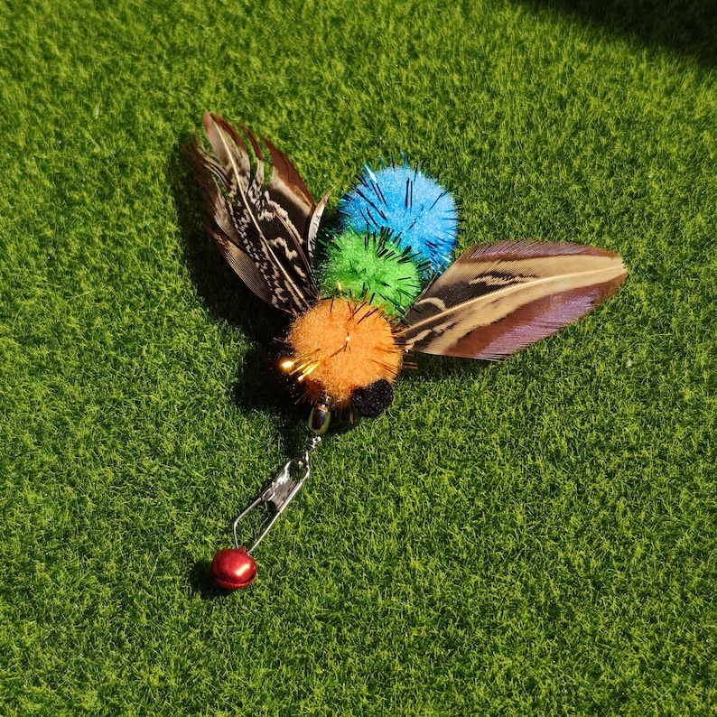 Imitation Colorful Bees for Cat Teaser, Cat Wand Toys Replacement ...