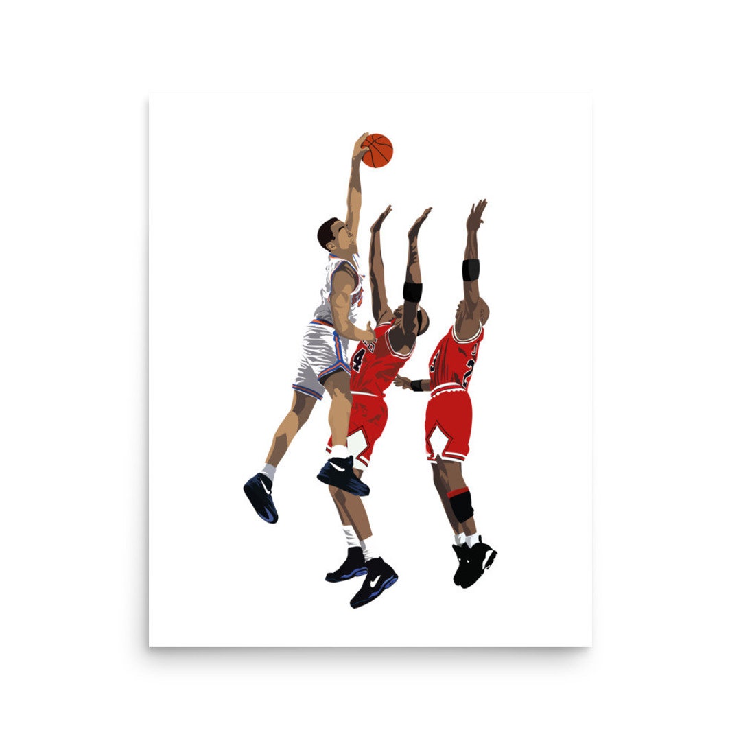 John Starks "the Dunk" Print - Etsy