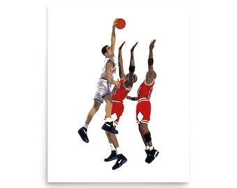 Original John Starks "the Dunk" Poster by Starline Full Size OOP RARE ...
