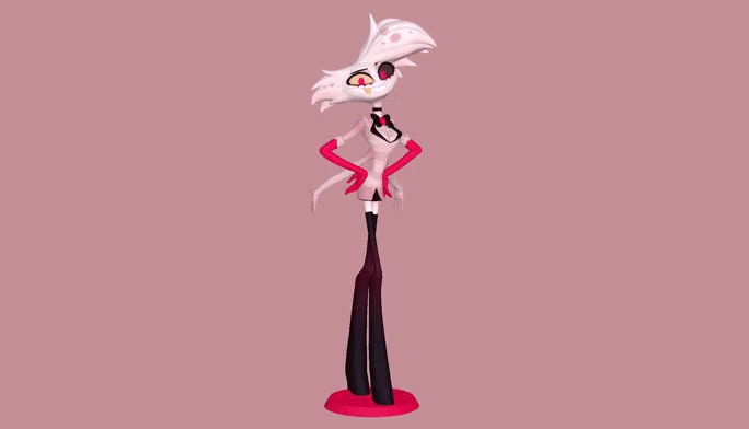Angel Dust Hazbin Hotel Digital Model for 3D Printing - Etsy