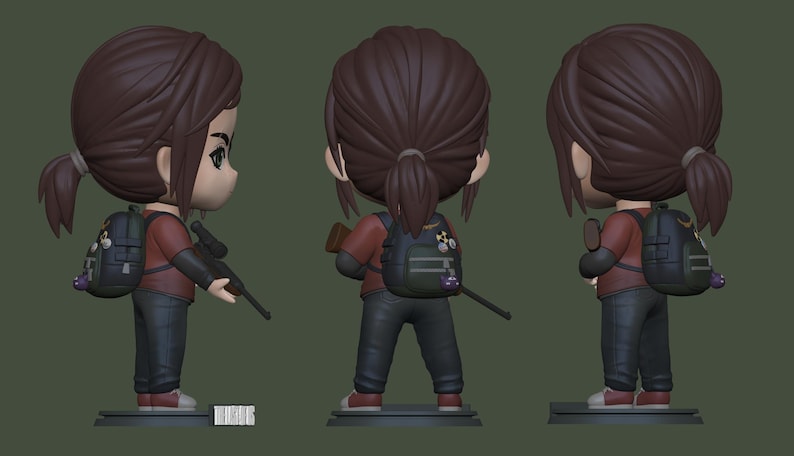 Ellie the Last of Us Digital Model for 3D Printing - Etsy