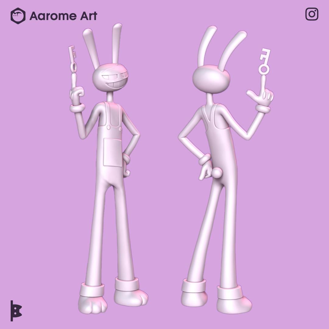 Jax the Amazing Digital Circus Digital Model for 3D Printing - Etsy