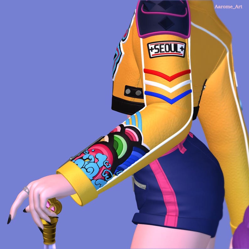 Rumi Kpop Demon Hunters Digital Model for 3D Printing - Etsy