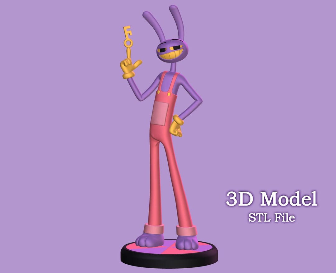 Jax the Amazing Digital Circus Digital Model for 3D Printing - Etsy