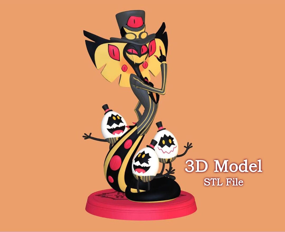 Sir Pentious Hazbin Hotel Digital Model for 3D Printing - Etsy UK