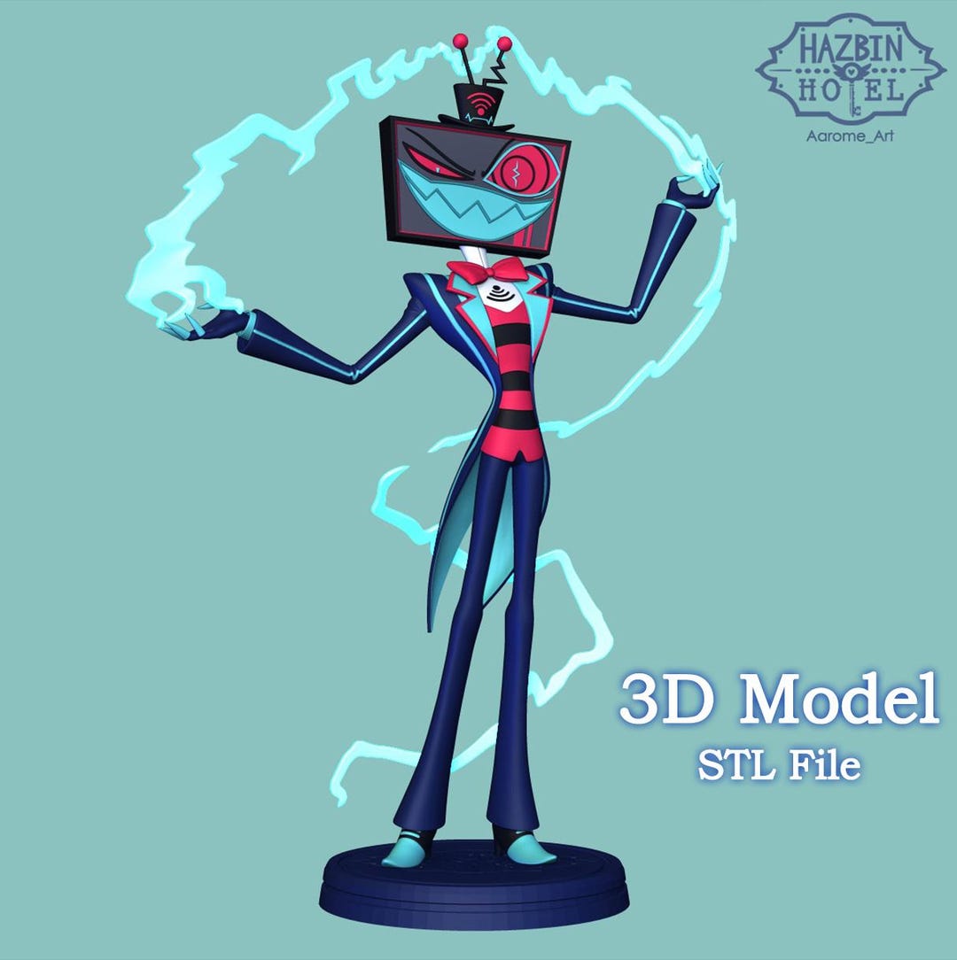 Vox Hazbin Hotel Digital Model for 3D Printing - Etsy UK