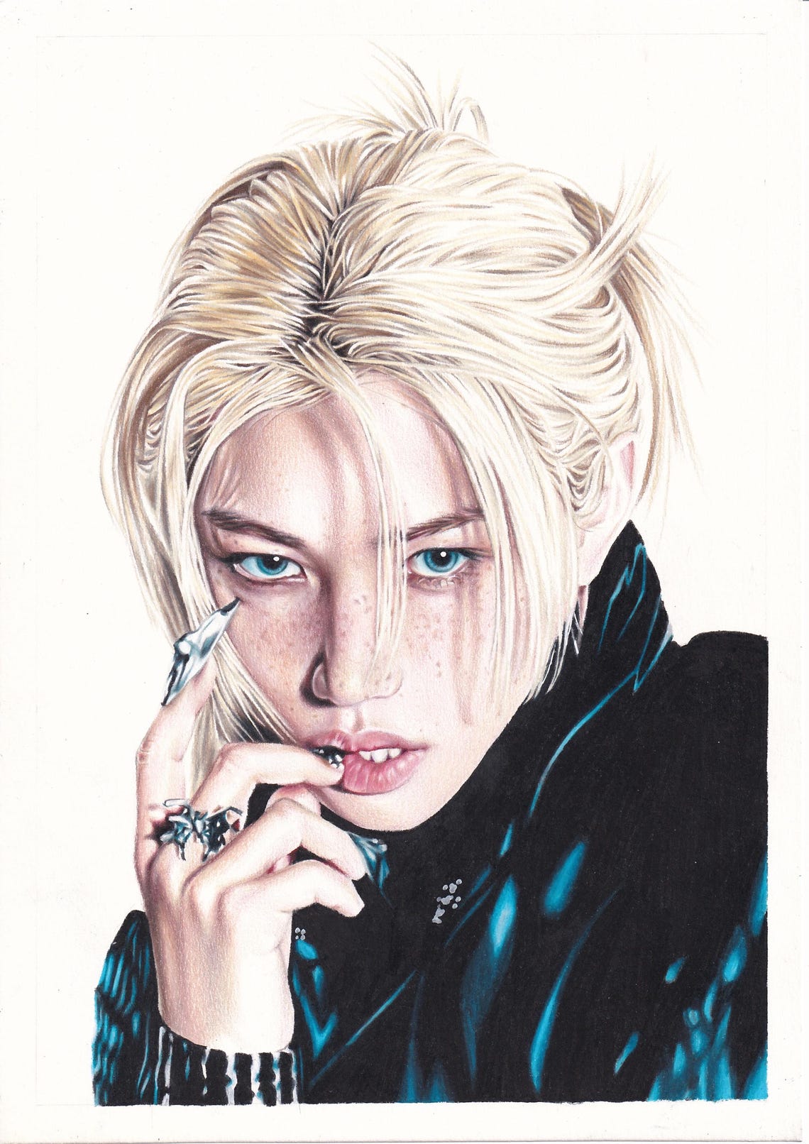 Straykids ATE Felix A5 Drawing Print - Etsy