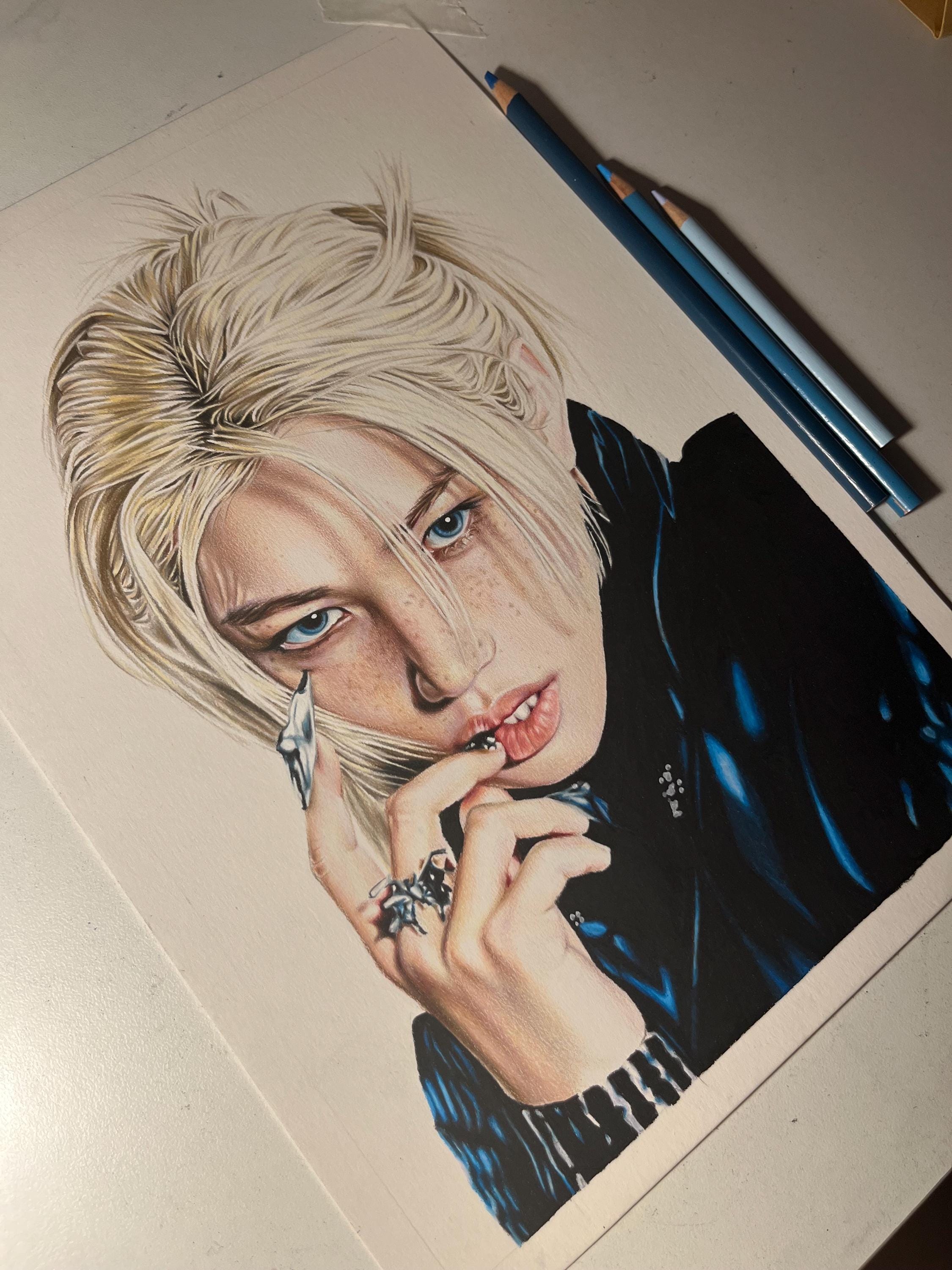 Straykids ATE Felix A5 Drawing Print - Etsy