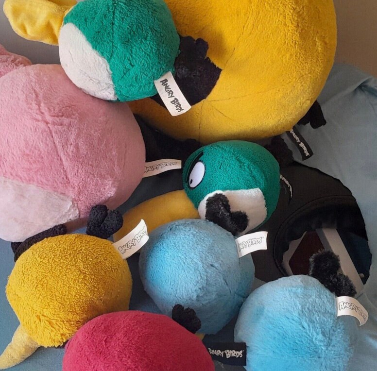 Rare Angry Birds Plush Collection - Etsy