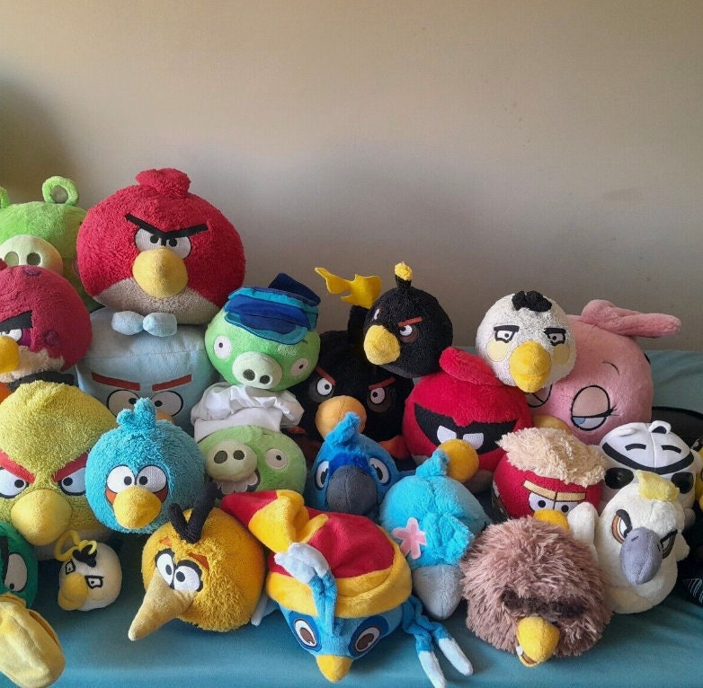 Rare Angry Birds Plush Collection - Etsy