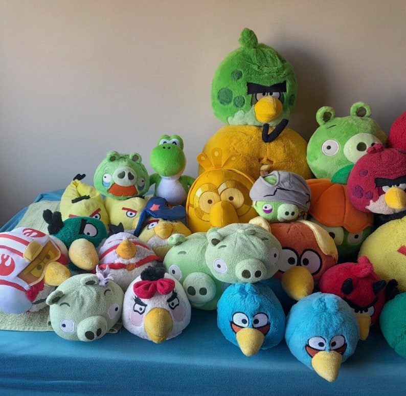 Rare Angry Birds Plush Collection - Etsy