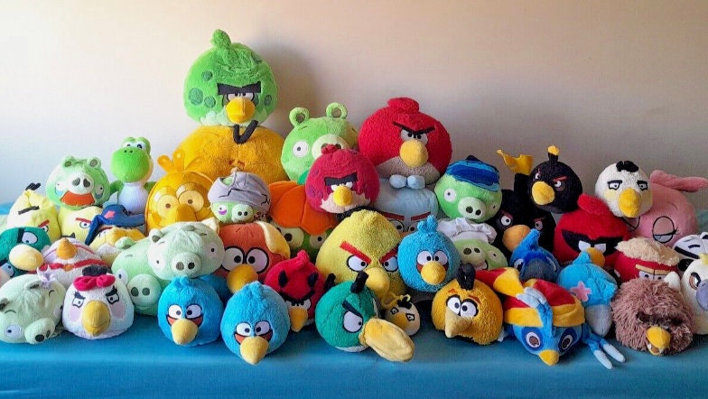 Rare Angry Birds Plush Collection - Etsy