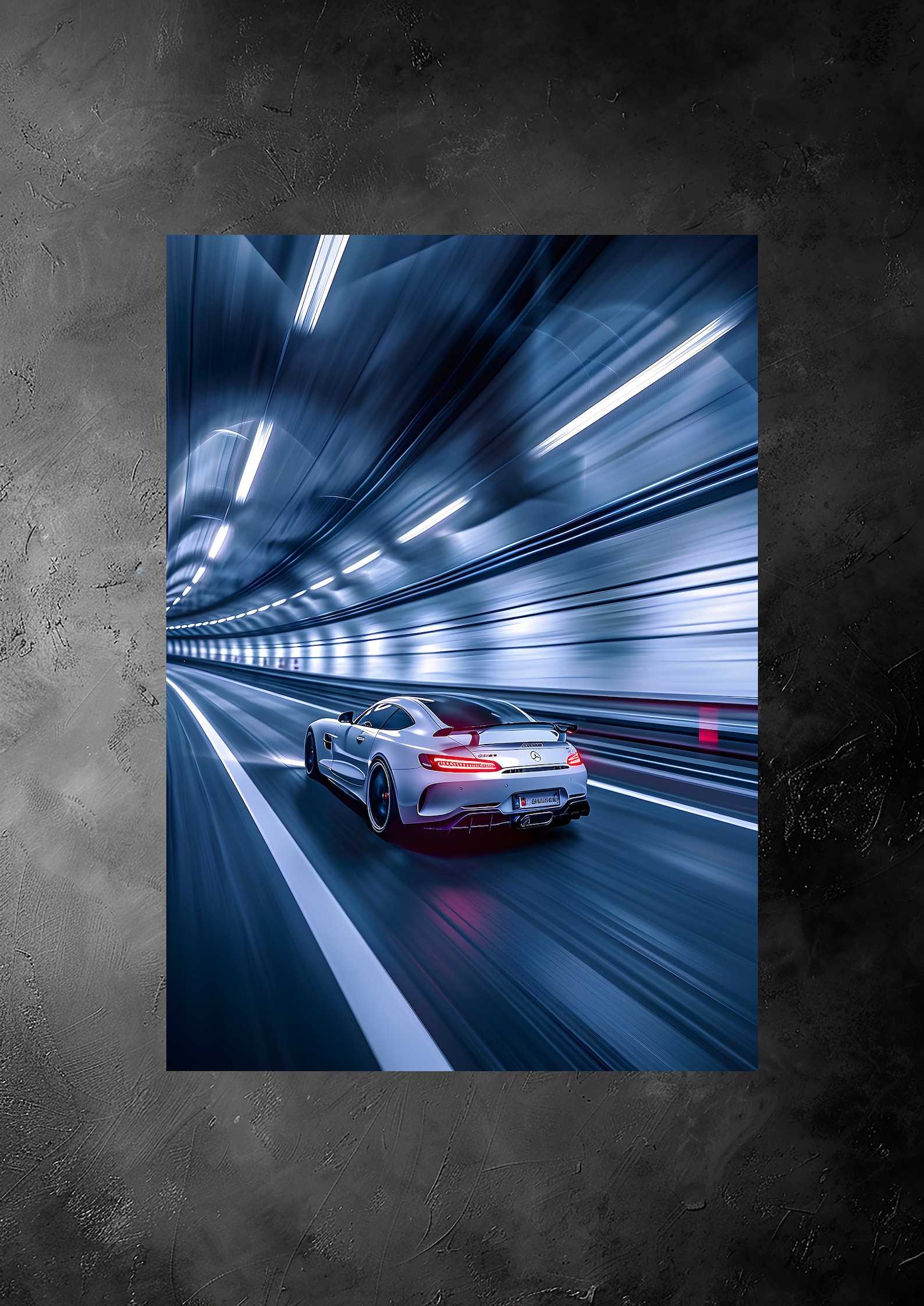 Mercedes-benz AMG GT Poster Sports Car Poster Mecedes Wall Art AMG ...