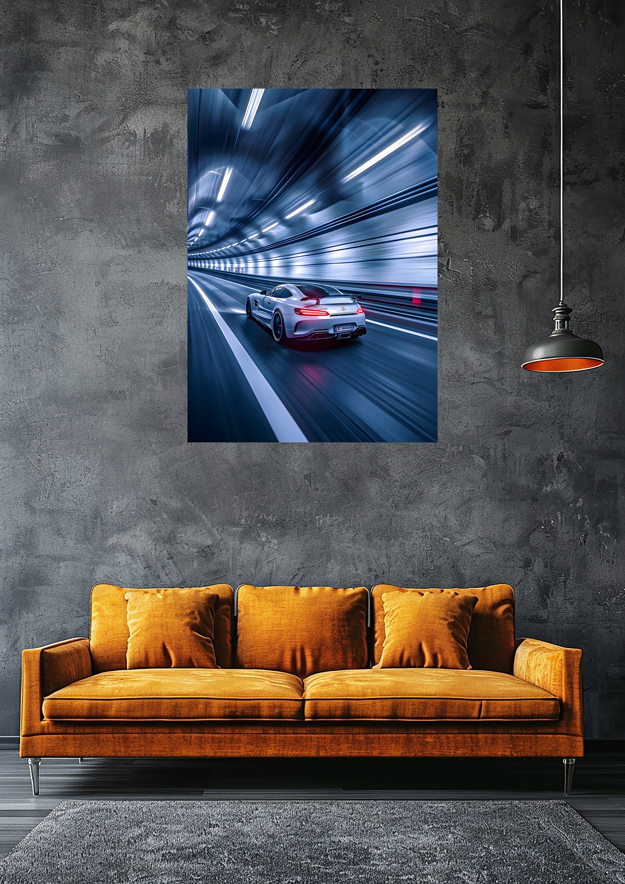 Mercedes-benz AMG GT Poster Sports Car Poster Mecedes Wall Art AMG ...