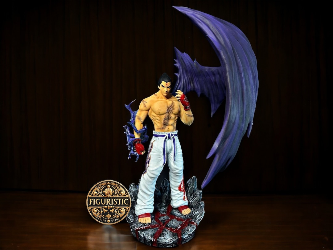 Tekken Kazuya Mishima Figure, 40 Cm, Devil Form With Dynamic Wings ...