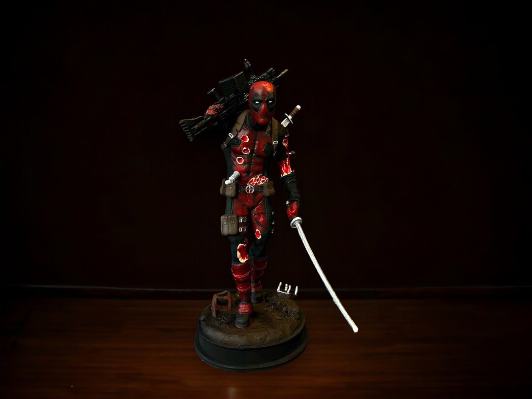 Deadpool Figure 12 Inches 30 Cm Hand-painted SLA Resin & PLA Plastic ...